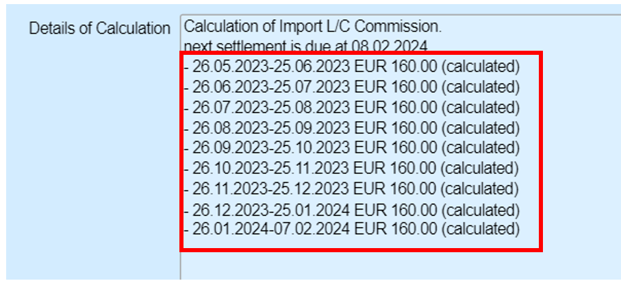 DOKA - Basic Fee Calculation and Different types of Calculation Period ...