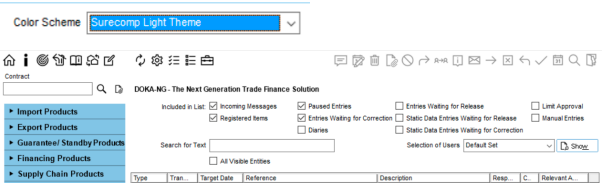 User Interface (UI) Color Schemes in Doka – DOKA-SaaS Help & Support